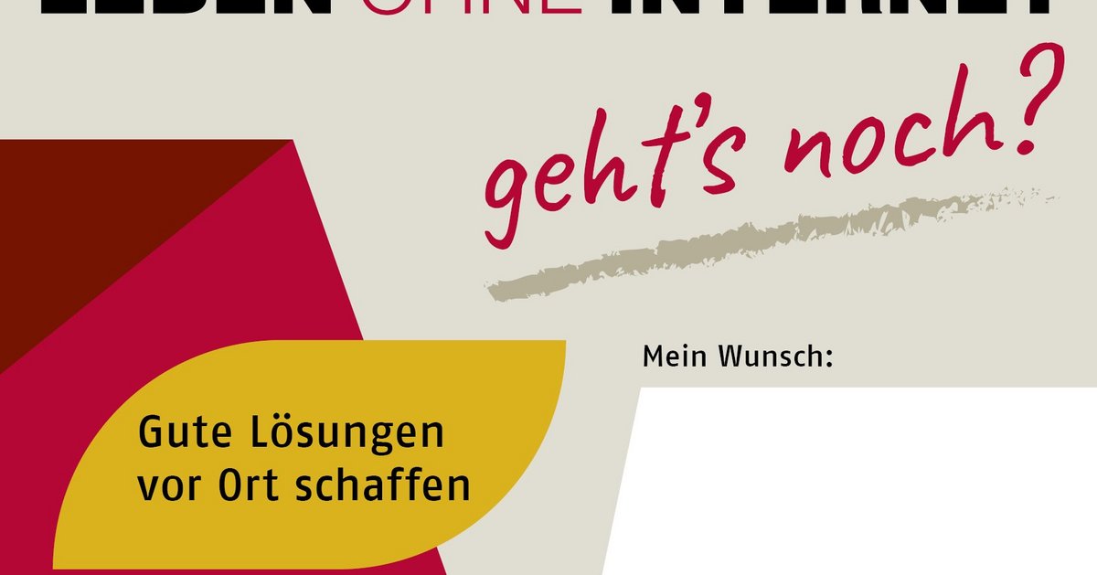 Digitalisierung mitgestalten, analoge Teilhabe sicherstellen